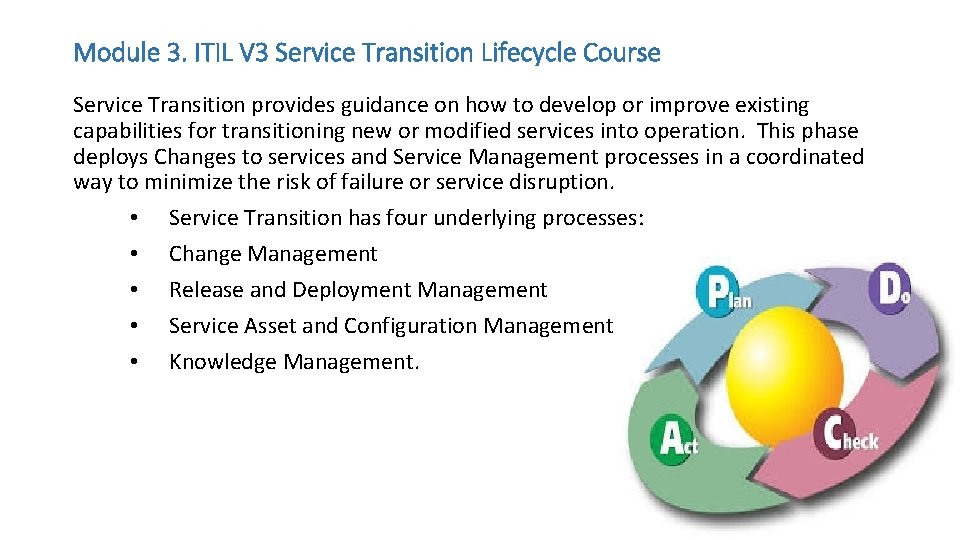ITIL Basic Introduction to ITIL basic using the