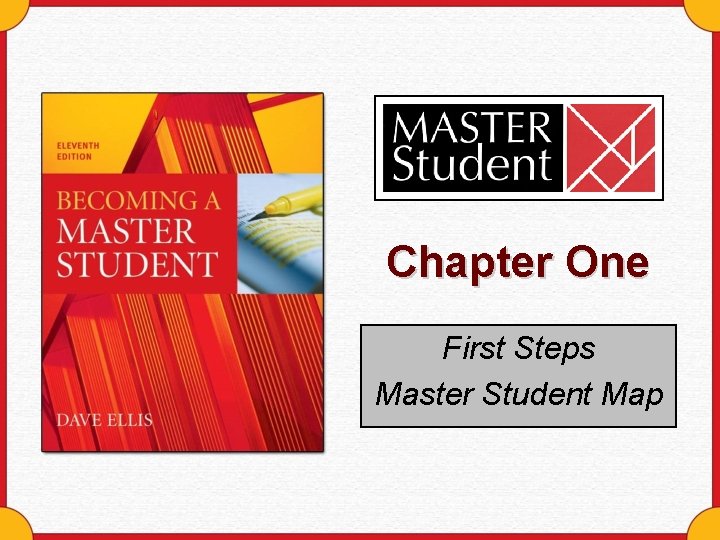 Chapter One First Steps Master Student Map Why