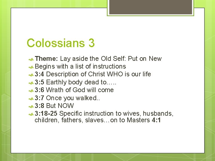 Colossians Lesson 1 Historical Setting Author Paul Col