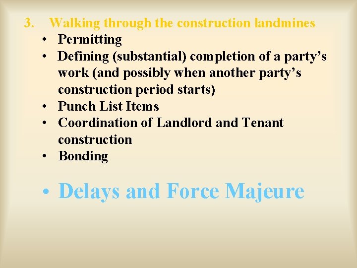 BUILD TO SUIT YOURSELF BUILTTOSUIT LEASES AND WORK