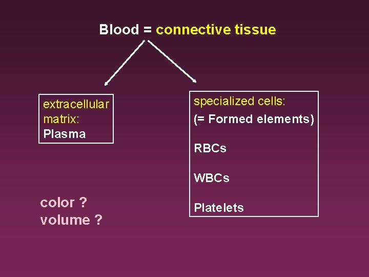 Lecture on the Functions of Blood www Assignment