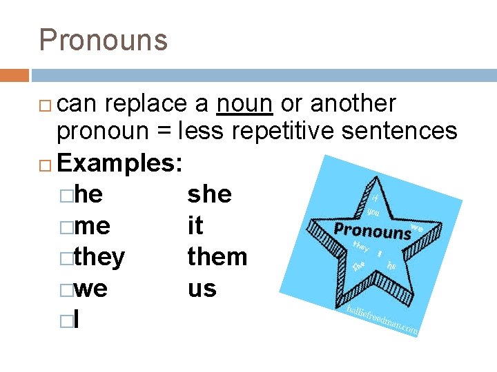 PARTS OF SPEECH NOUNS AND VERBS English 10