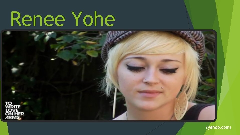 To Write Love On Her Arms By Staci