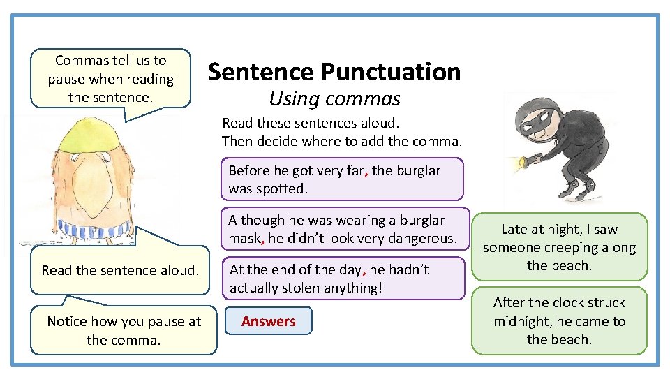 Sentence Punctuation Using capitals full stops exclamationsquestion marks