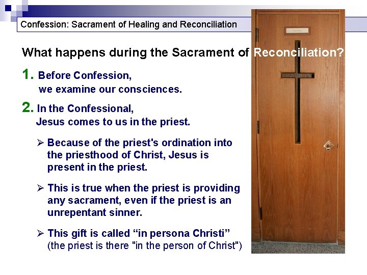 Catholic Digital Resources presents Confession Sacrament of Healing