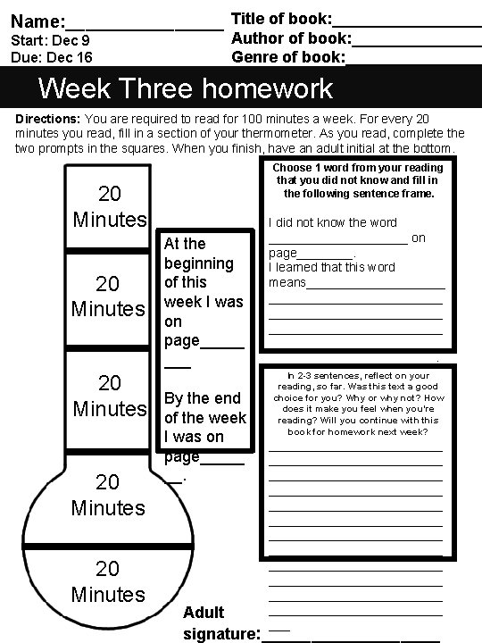 Grade 4 Home Reading Overview The facts Research
