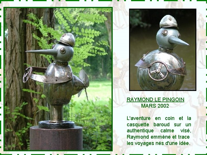 Xavier Carnet labore ses drles de sculptures partir