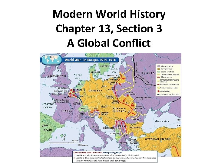Modern World History Chapter 13 Section 3 A