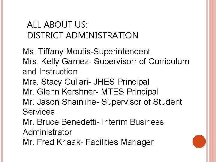 Welcome to John Hydock Elementary School Home of