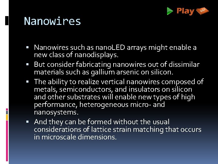 NANO ELECTRO MECHANICAL SYSTEMS NEMS What is NEMS