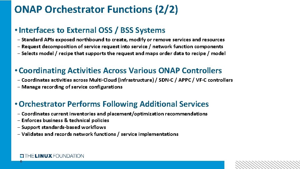 ONAP Reference Architecture for R 3 and Beyond