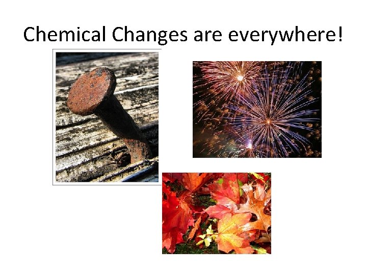 Physical and Chemical Change Opening Assignment 1 What