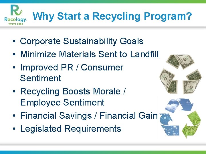Recycling Composting Programs for Businesses Recology Background Founded