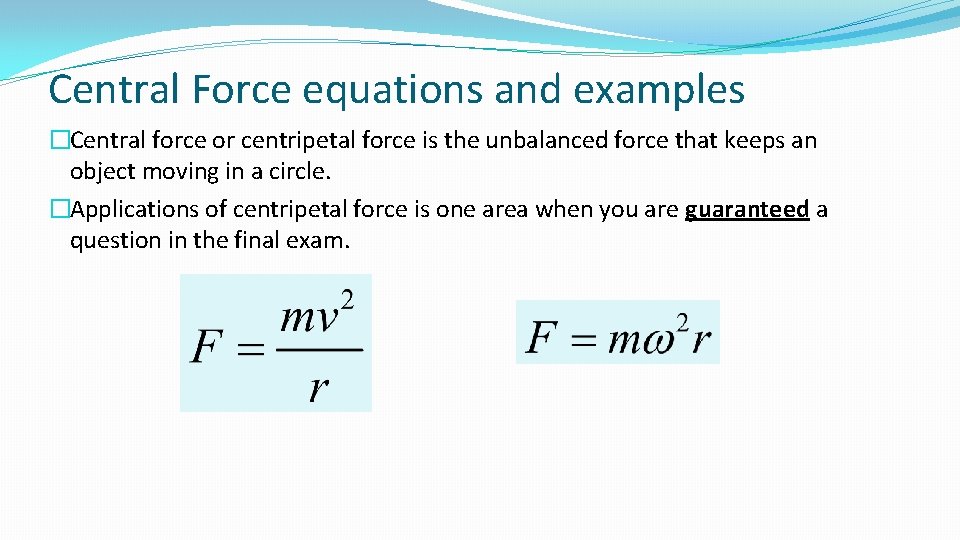 2132022 Central Force AH Physics Experiment Relationship between