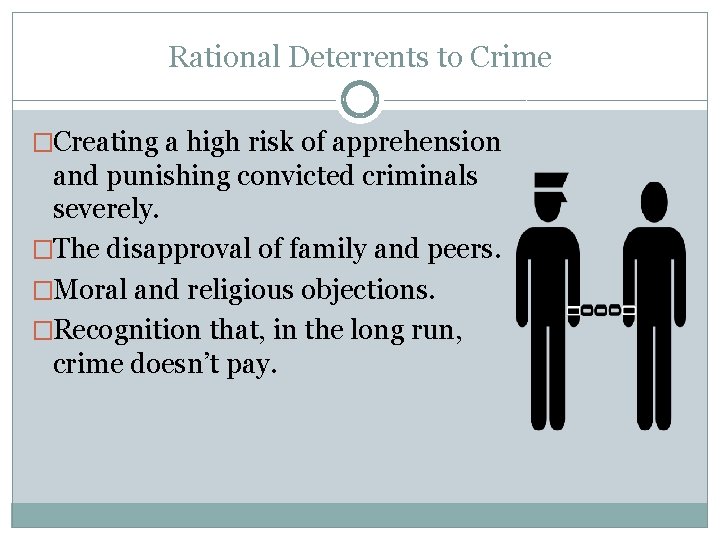Rational Choice Theory BECAUSE THEY WANT TO Introduction