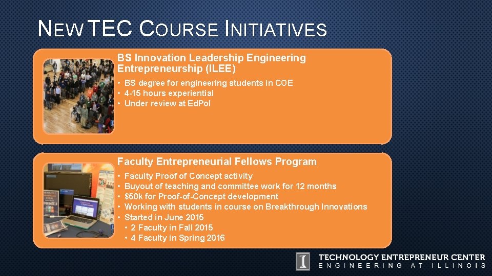 TEC TECHNOLOGY ENTREPRENEUR CENTER TEC CREATED IN 2000