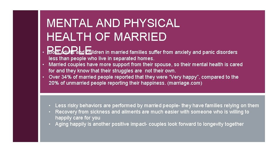 THE POSITIVE EFFECTS OF MARRIAGE BY ASHLEY JACKSON