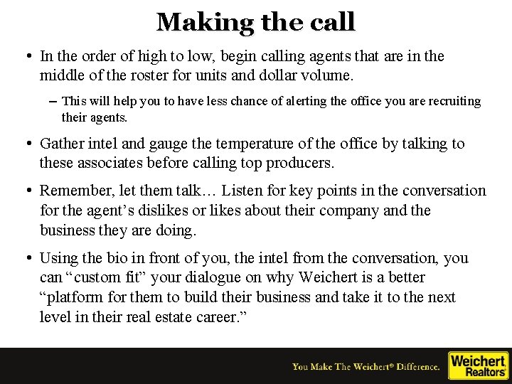 The Keller Williams Model vs the Weichert Model