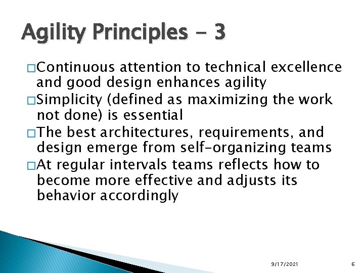 Scrum and Process Improvement Bruce R Maxim CIS