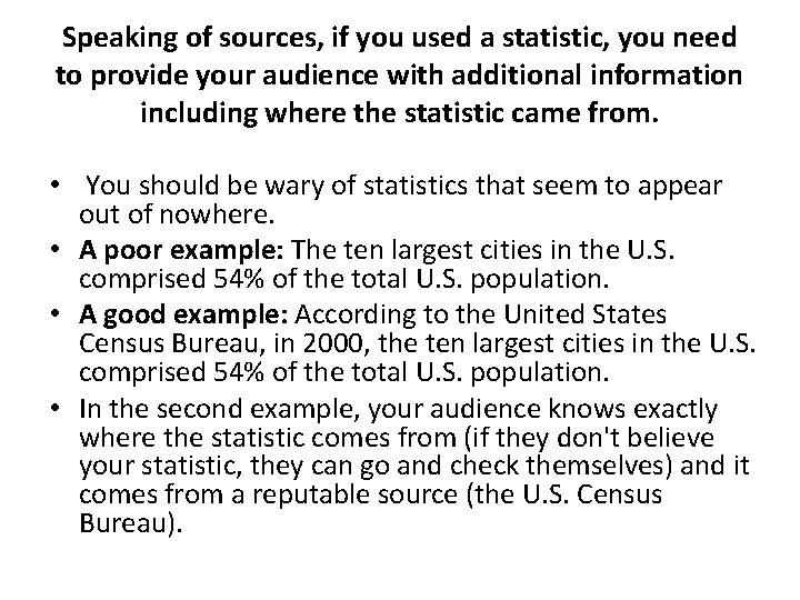 Writing with number Graphs Trends Statistics Be careful