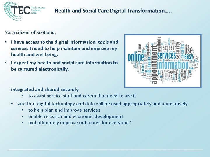 Digital Health Social Care in Scotland Alistair Hodgson