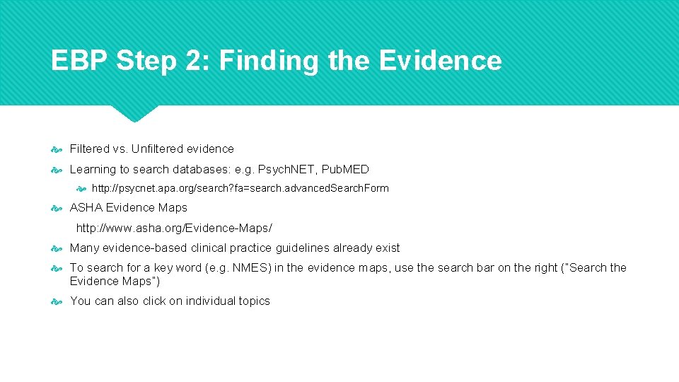 Using EvidenceBased Practice in Treatment Planning BRi CC