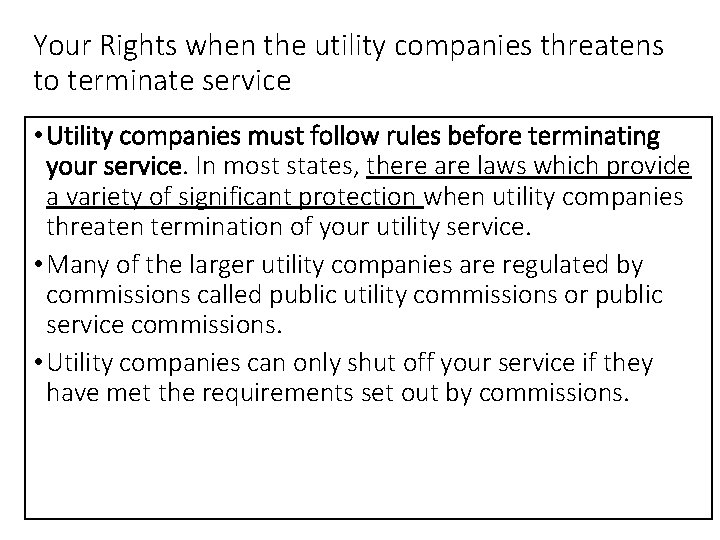 Chapter 15 Utility Terminations Overview Utility Terminations Utility