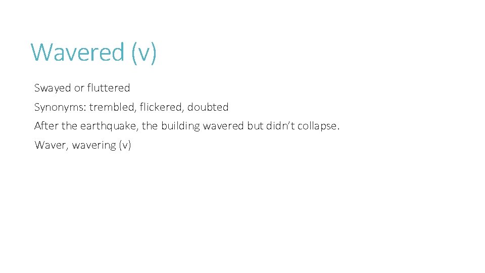 Vocabulary 2 Unit 1 acknowledge v To admit