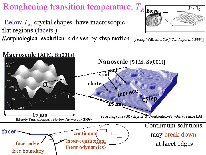 Continuum approach to crystal surface morphology evolution Dionisios