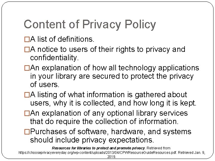 The Library and Digital Privacy How Public Libraries