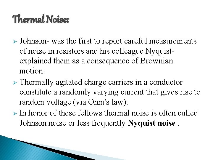 Presentation on Noise By K Thriveni Asst Professor