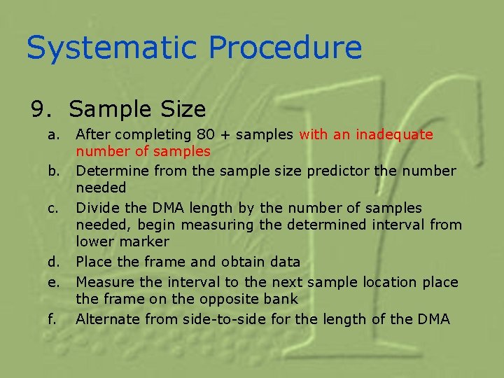 MULTIPLE INDICATOR MONITORING MIM PROTOCOLS 1 Stubble ht