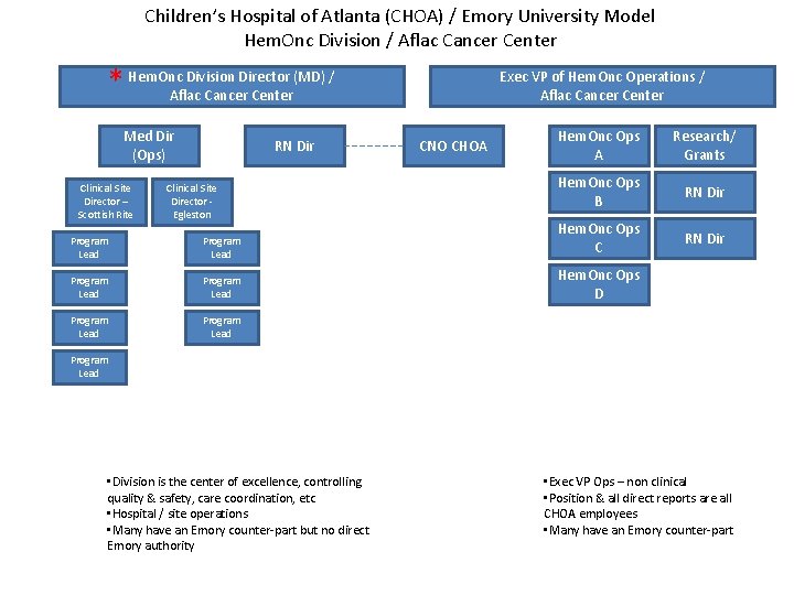 Childrens Hospital of Atlanta CHOA Emory University Model