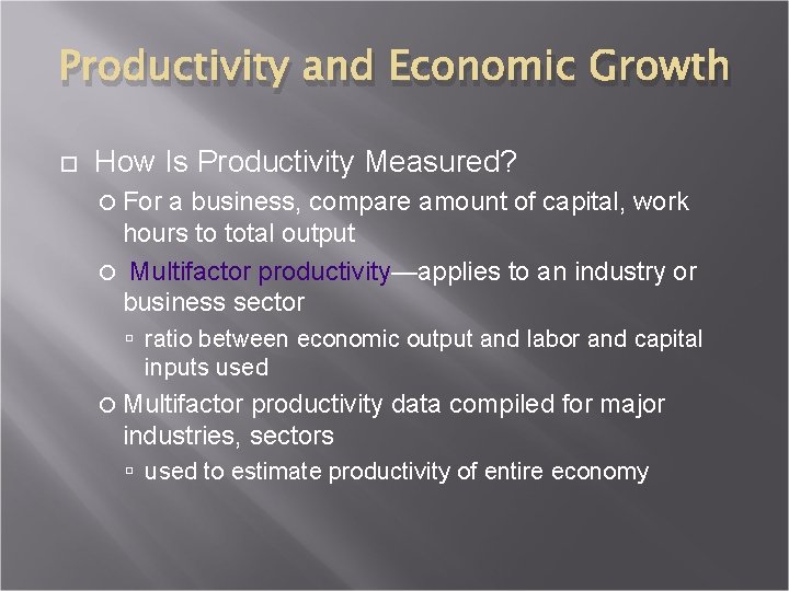 ECONOMIC INDICATORS AND MEASUREMENTS Chapter 12 Economic Indicators