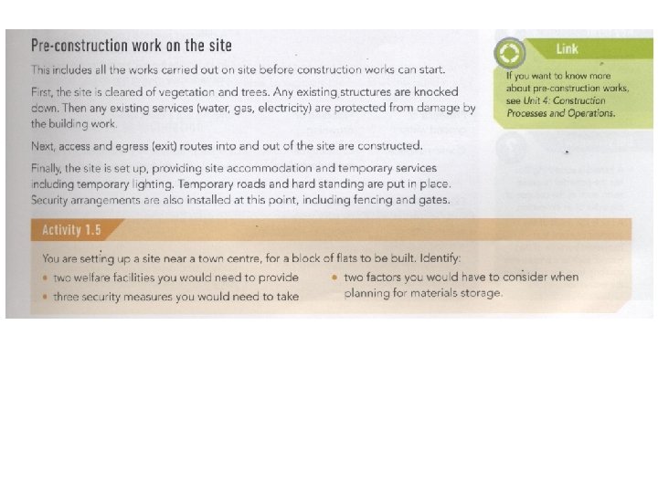 Planning the Project Unit 1 Lesson 12 Planning
