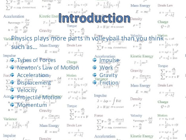 The Physics of Volleyball By Najla Roberts Jocelyn