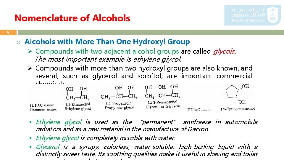 Fundamentals of Organic Chemistry CHEM 109 For Students