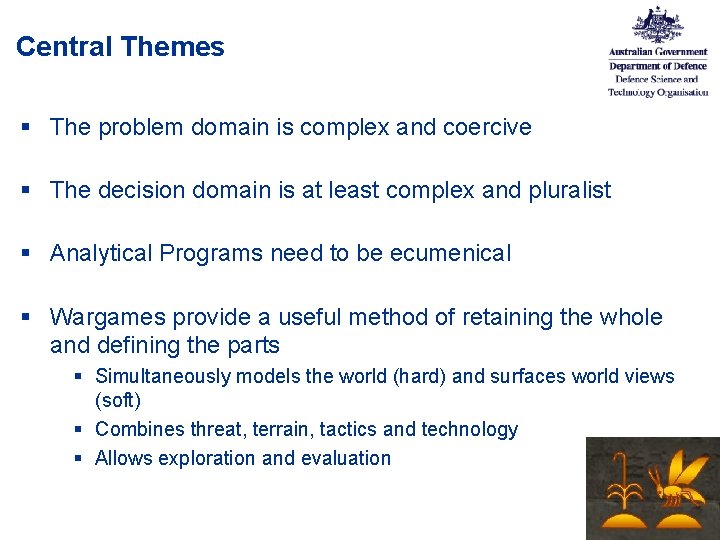 The Theoretical and Pragmatic Basis for Australian Army