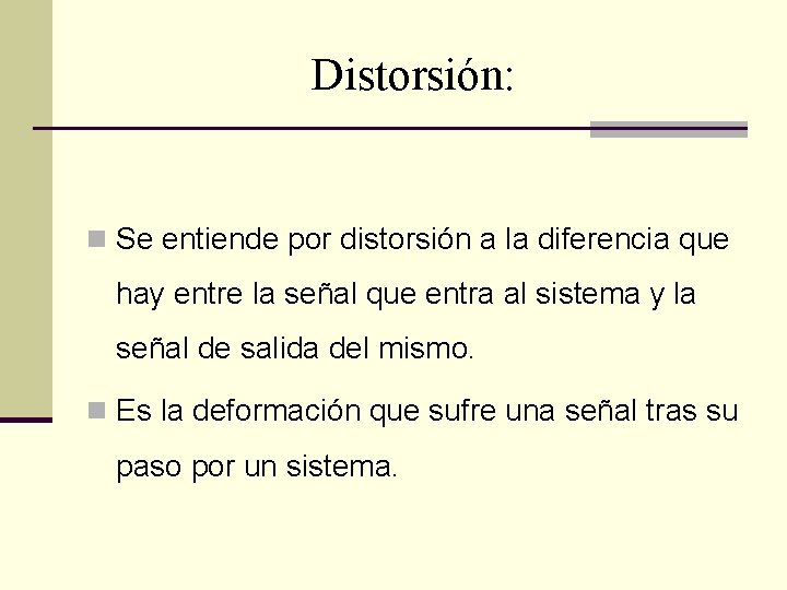 Ruidos tipos de ruidos y distorsin Taller de