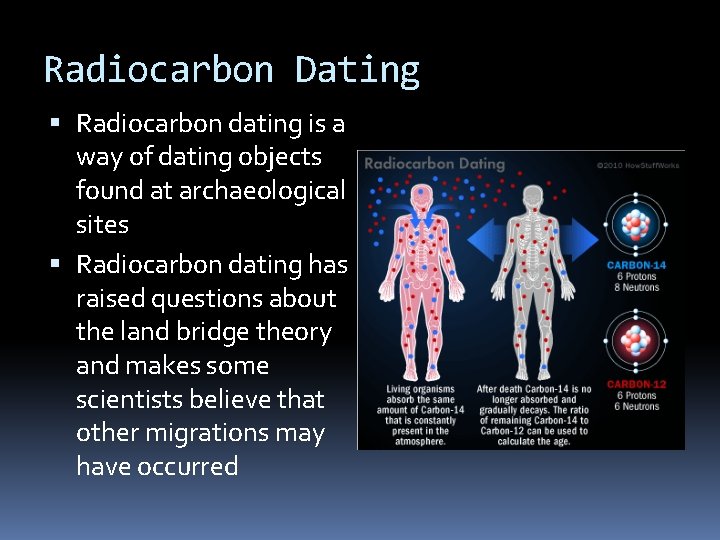 Canadian History 30 F SCIENTIFIC EVIDENCE OF ORIGINS
