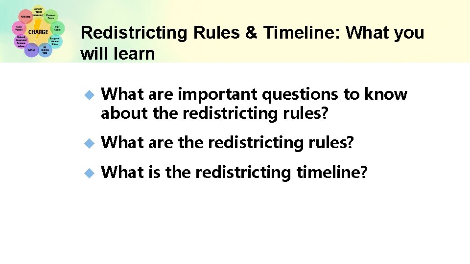 m Redistricting Rules Timelines Redistricting Community College Curriculum