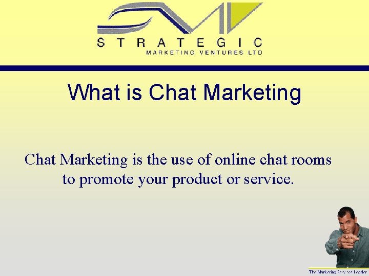 Small Business Resource Power Point Series Chat Marketing