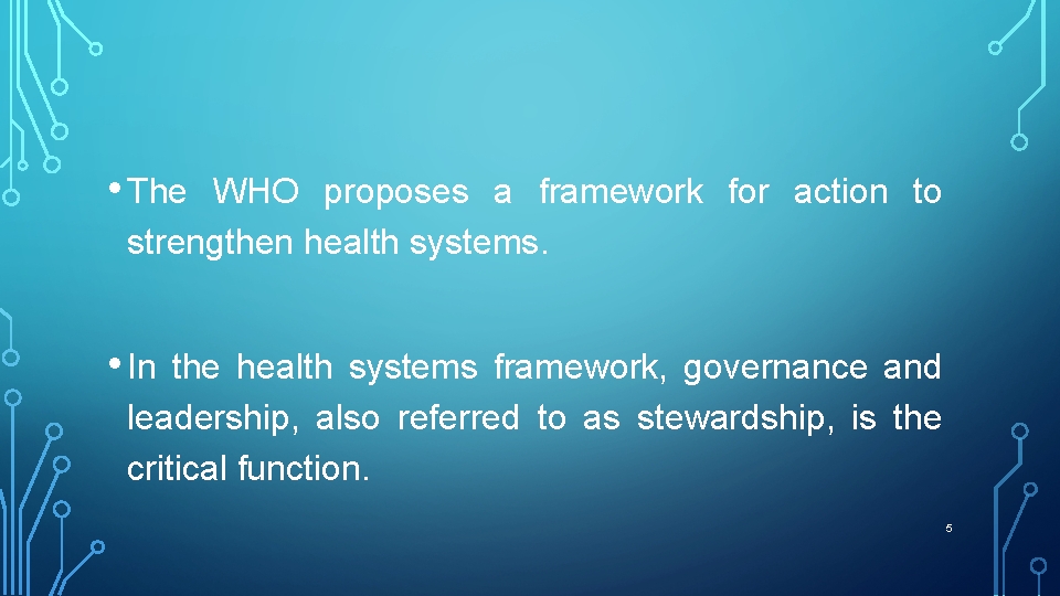 GOVERNANCE AND MANAGEMENT OF PUBLIC HEALTH PROGRAMMES FACULTY