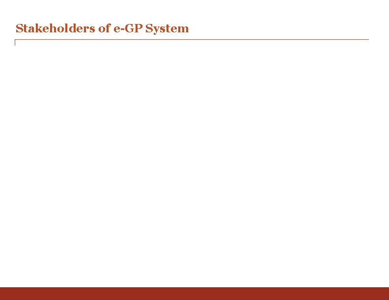 Electronic Government Procurement eGP System Overview and Bidding