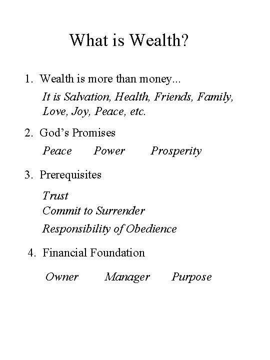 Christian Financial Counseling How To Find An Abundance