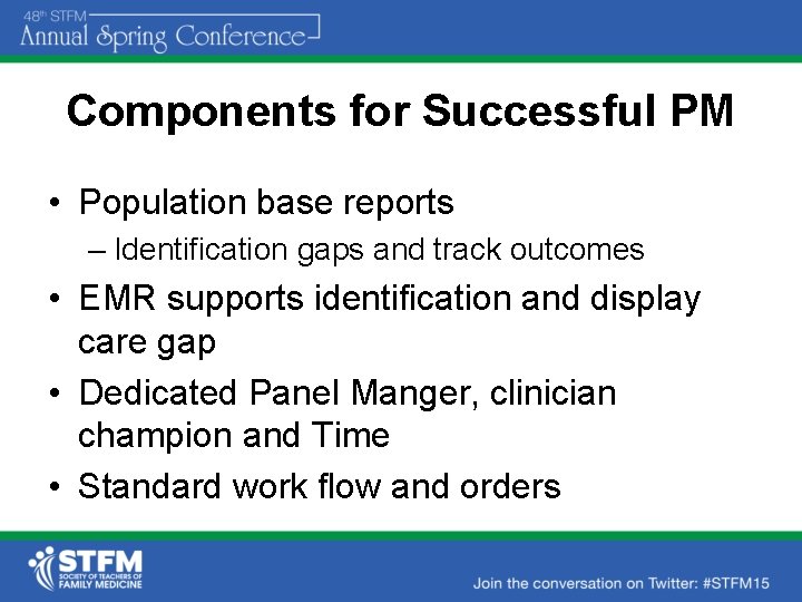 How to measure quality and improvement of panel