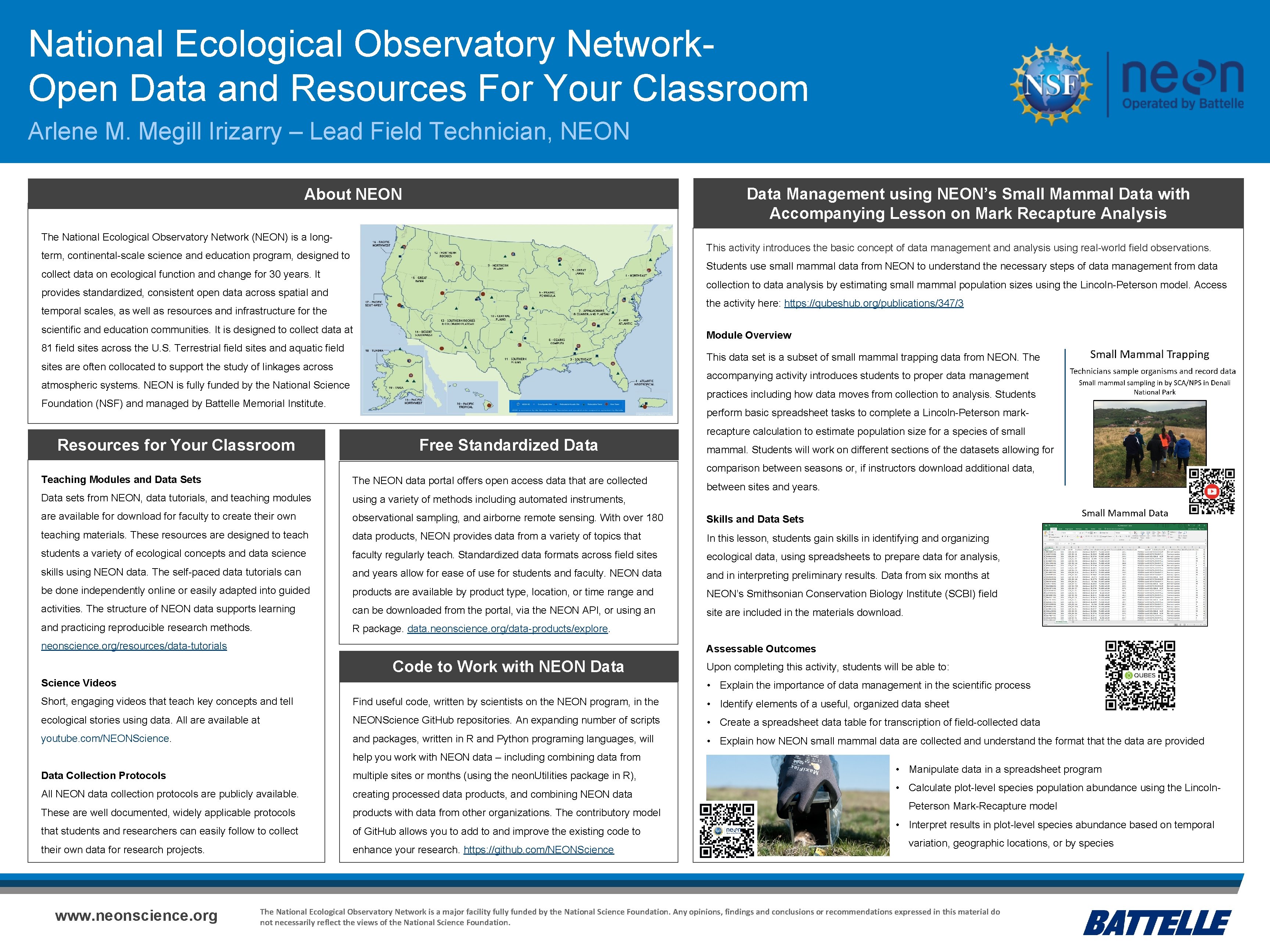 National Ecological Observatory Network Open Data and Resources