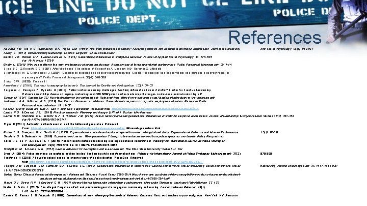 The Impact of Police Officer Age on Leadership