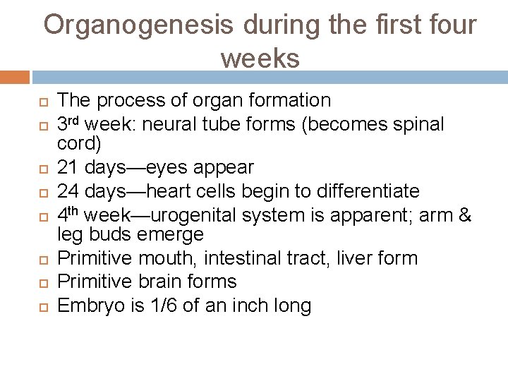 General facts about pregnancy Pregnancy lasts for 266