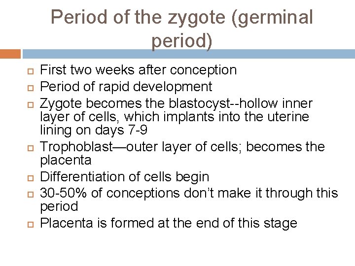 General facts about pregnancy Pregnancy lasts for 266